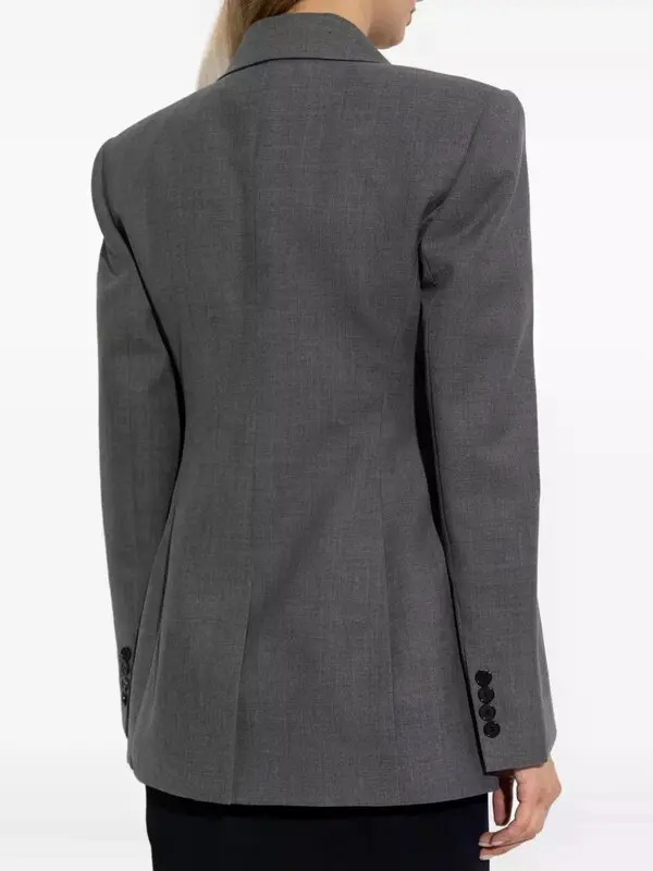Givenchy Double-breasted Blazer - Grey