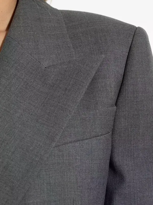Givenchy Double-breasted Blazer - Grey