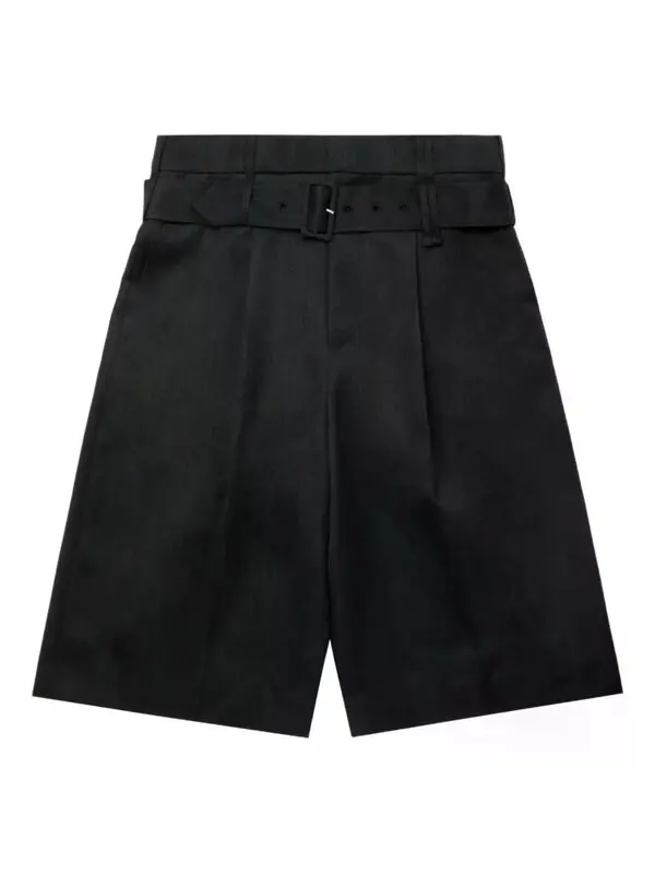 Simone Rocha Pleated Belted Shorts