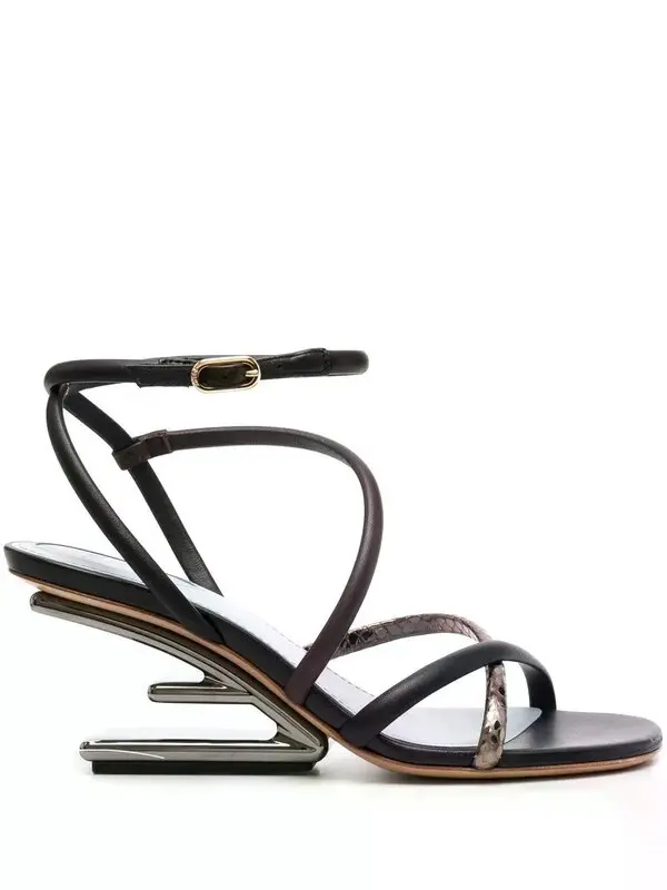 Fendi First 85mm Strappy Sandals