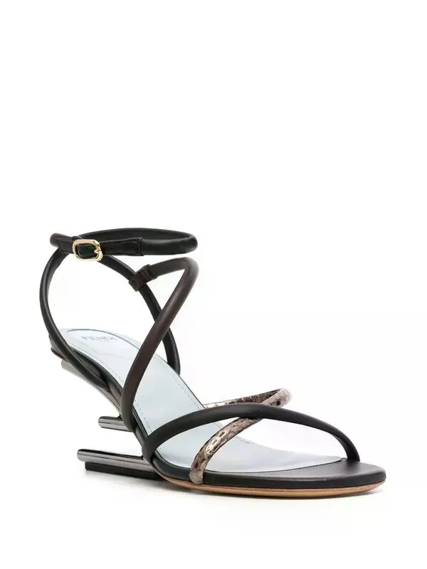Fendi First 85mm Strappy Sandals