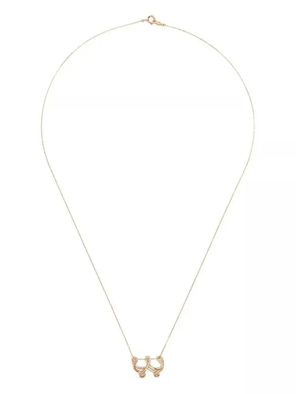 Charlotte Chesnais 18k Yellow Letter Necklace - Gold