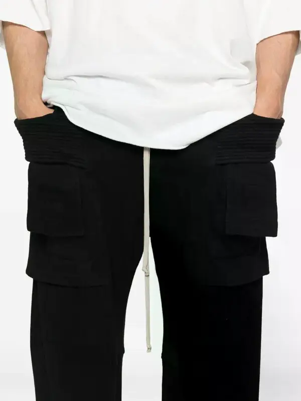 Rick Owens Cargo-pocket Track Pants - Black