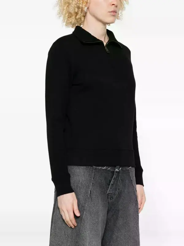 NILI LOTAN High-neck Zip-up Sweatshirt