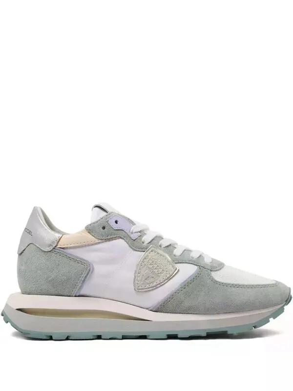 Philippe Model Tropez Haute Suede-paneling Sneakers - Blue