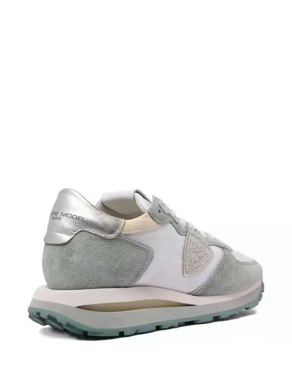 Philippe Model Tropez Haute Suede-paneling Sneakers - Blue