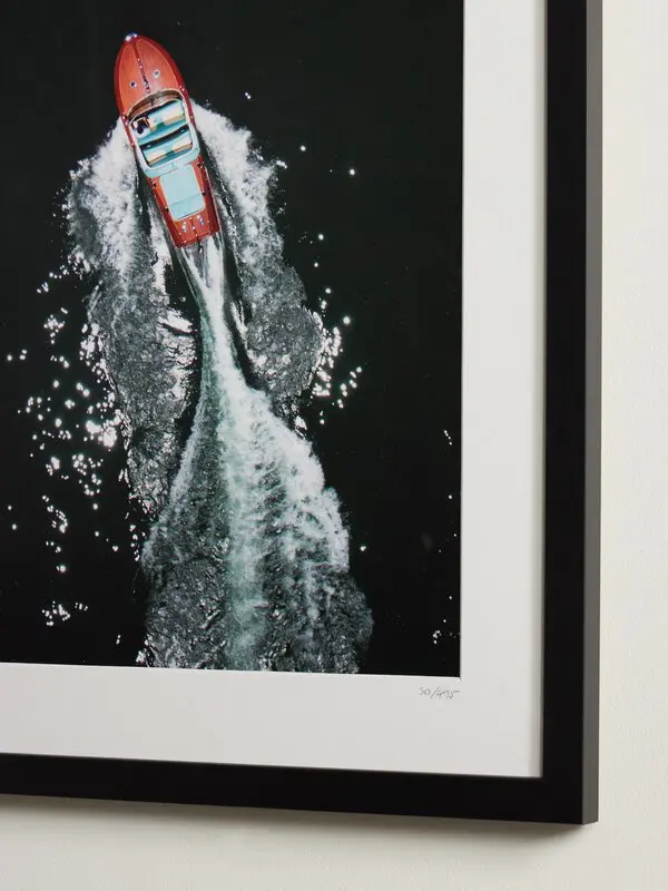 SONIC EDITIONS Framed 2017 Riva Speedboat Print, 16" X 20&quot