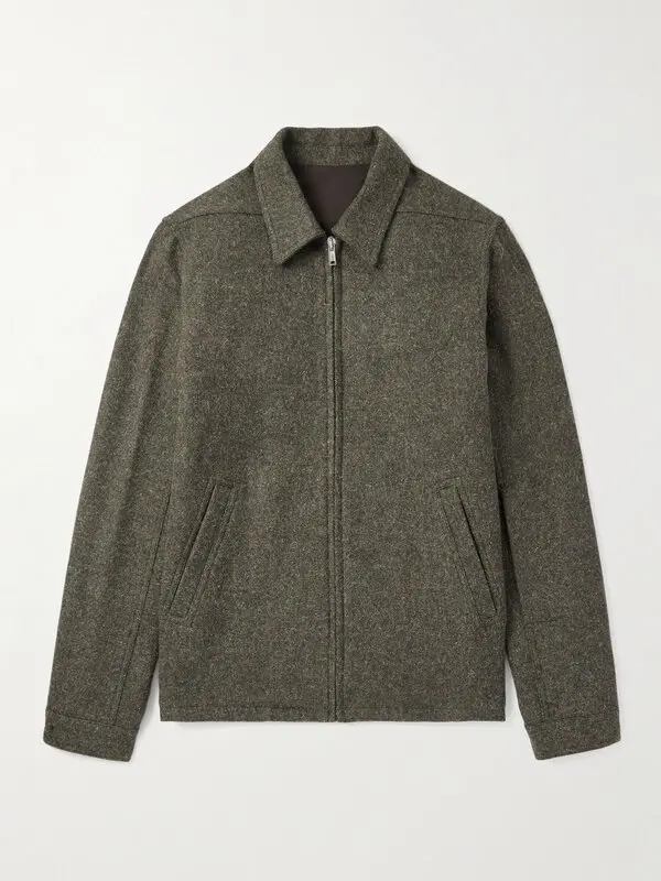 Rick Owens Brad Wool Jacket - Green