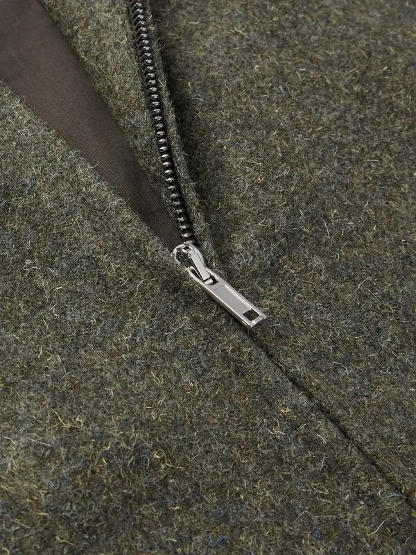 Rick Owens Brad Wool Jacket - Green