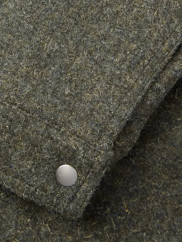 Rick Owens Brad Wool Jacket - Green