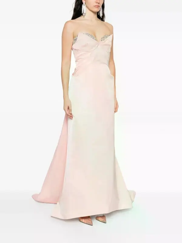 Alexander Mcqueen Embellished Layered Dress - Pink | Editorialist