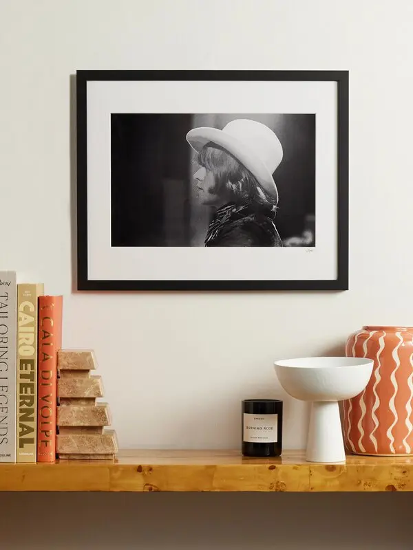 SONIC EDITIONS Framed 1967 Brian Jones Print, 16" X 20&quot