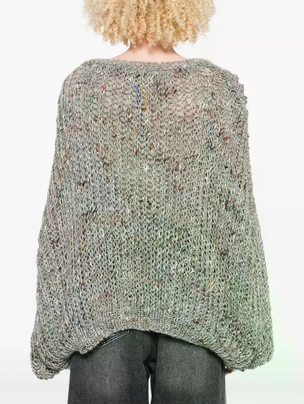 LITKOVSKA Dual-neck Virgin Wool-blend Sweater