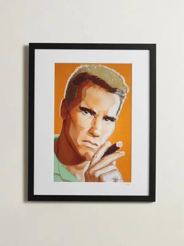 SONIC EDITIONS Framed 1985 Arnold Schwarzenegger Print - Multi
