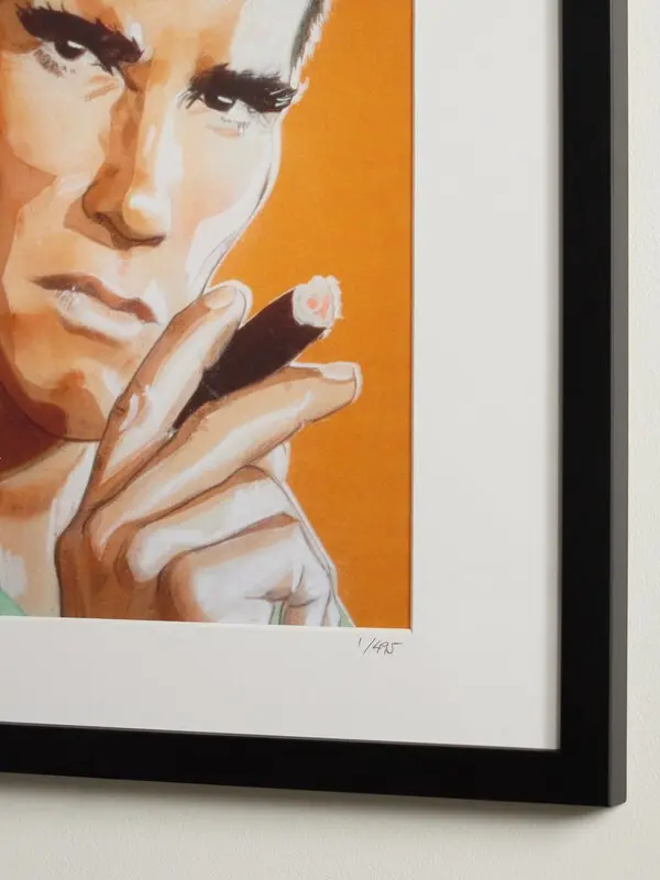SONIC EDITIONS Framed 1985 Arnold Schwarzenegger Print