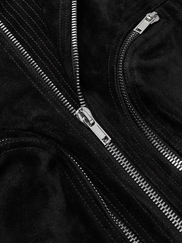 Rick Owens Bauhaus Suede Bomber Jacket
