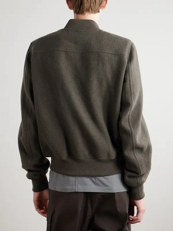 Rick Owens Bauhaus Virgin Wool-felt Jacket - Green