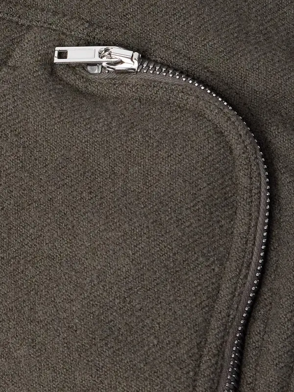Rick Owens Bauhaus Virgin Wool-felt Jacket - Green