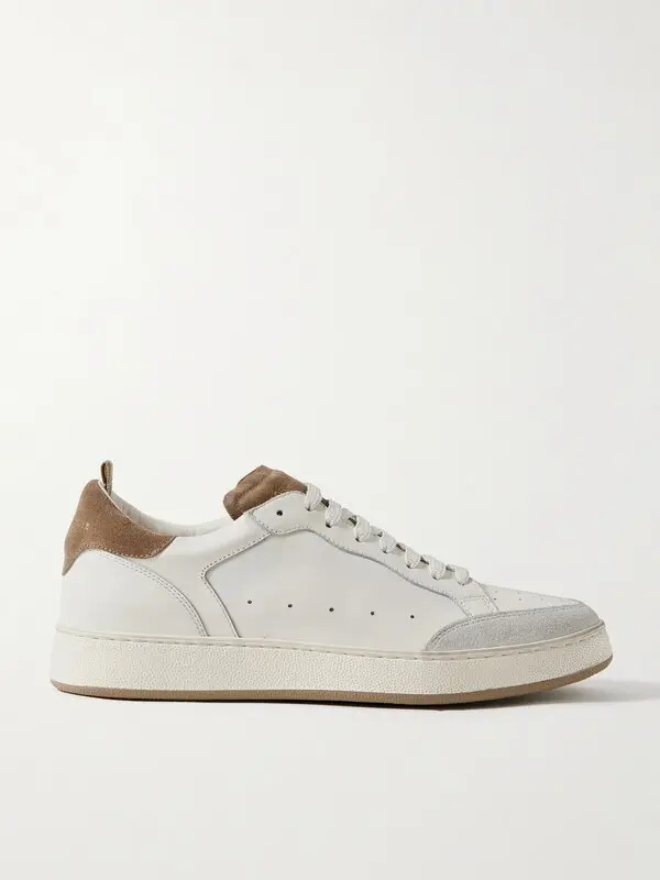 Officine Creative The Answer 001 Leather Sneakers - White