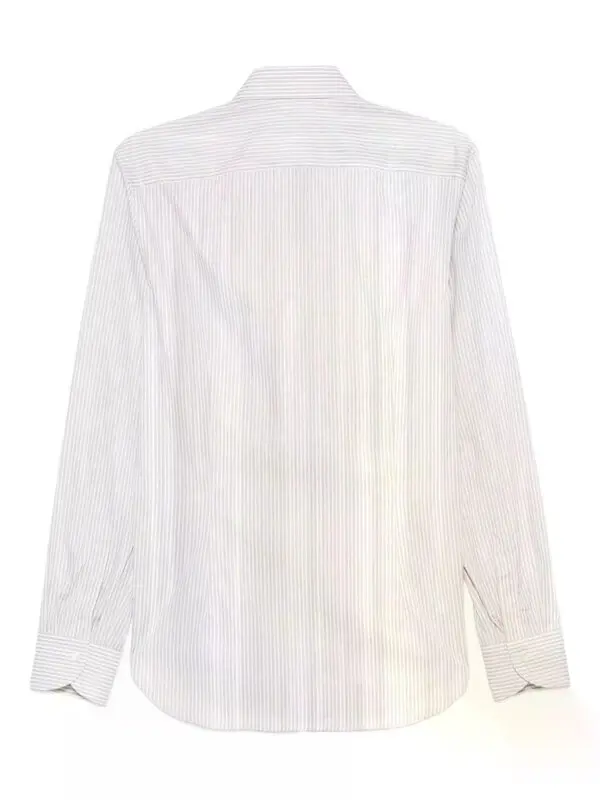 Canali Striped Cotton Shirt