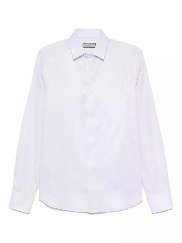 Canali Buttoned Cotton Shirt