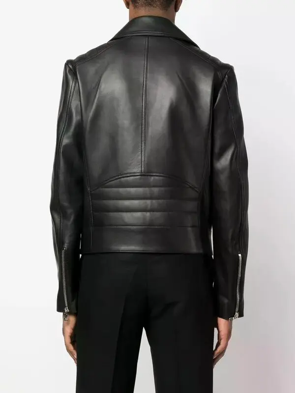 Balmain Leather Zip Jacket