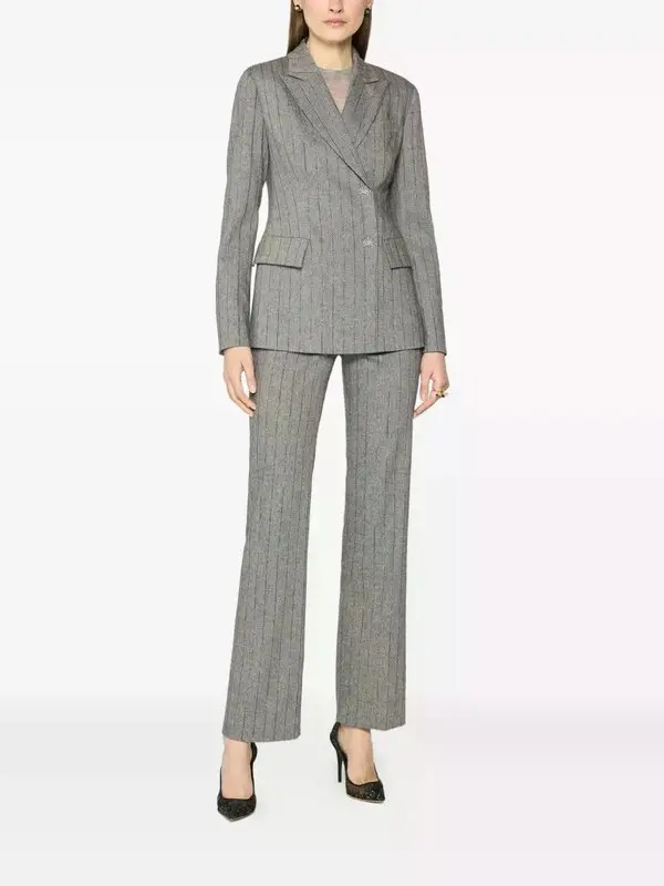 GENNY Pinstripe Crystal-embellished Jacket