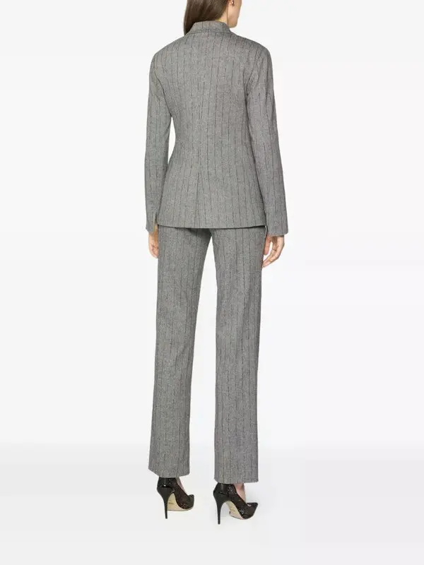 GENNY Pinstripe Crystal-embellished Jacket