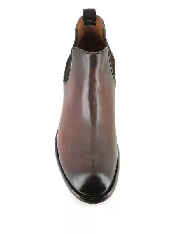 Officine Creative Leather Chelsea Boots - Brown