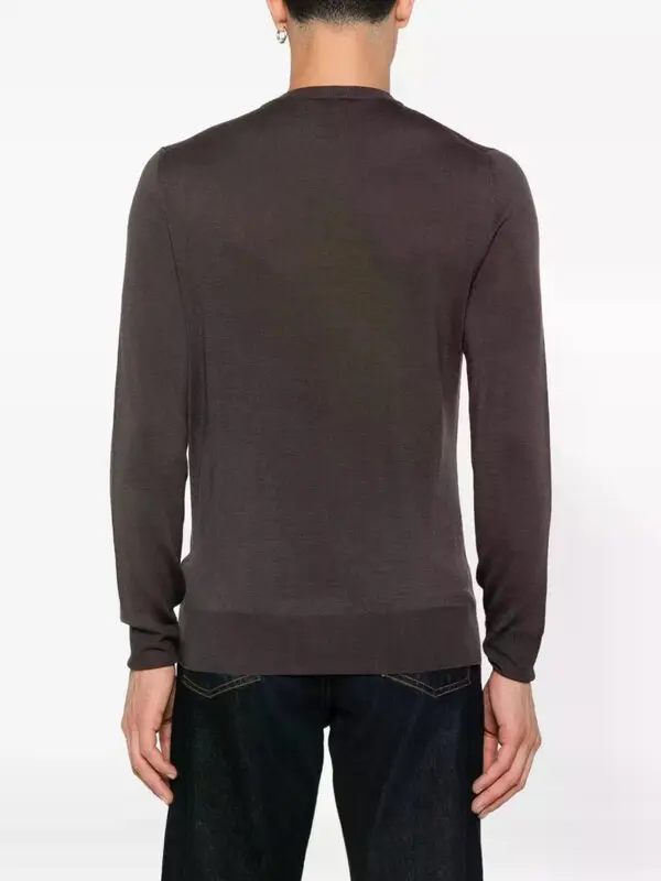 Canali Crew-neck Wool Sweater
