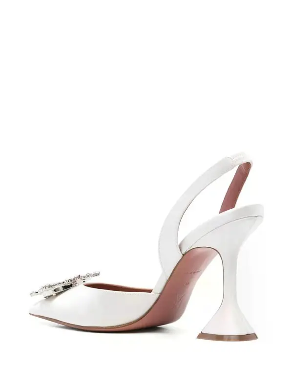 Amina Muaddi 95mm Begum Slingback Pumps