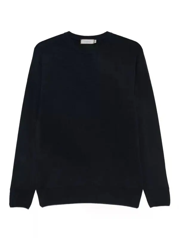Canali Crew-neck Wool Sweater