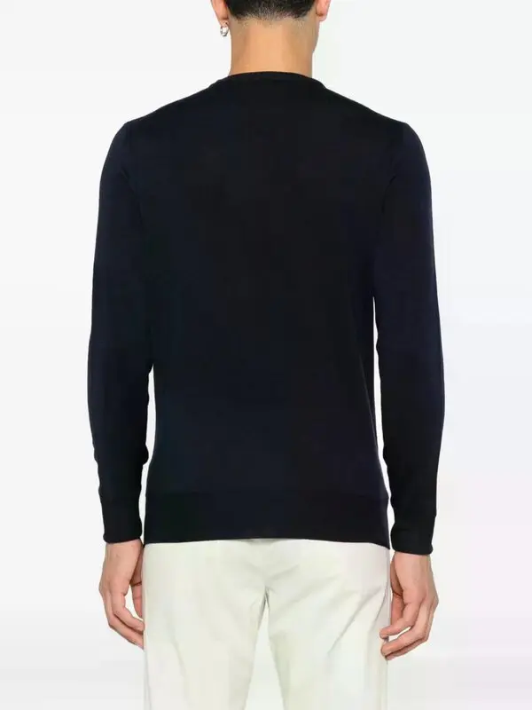 Canali Crew-neck Wool Sweater