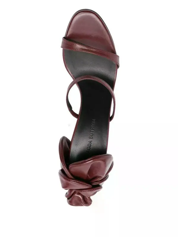 Magda Butrym Bow-embellished Leather Sandals