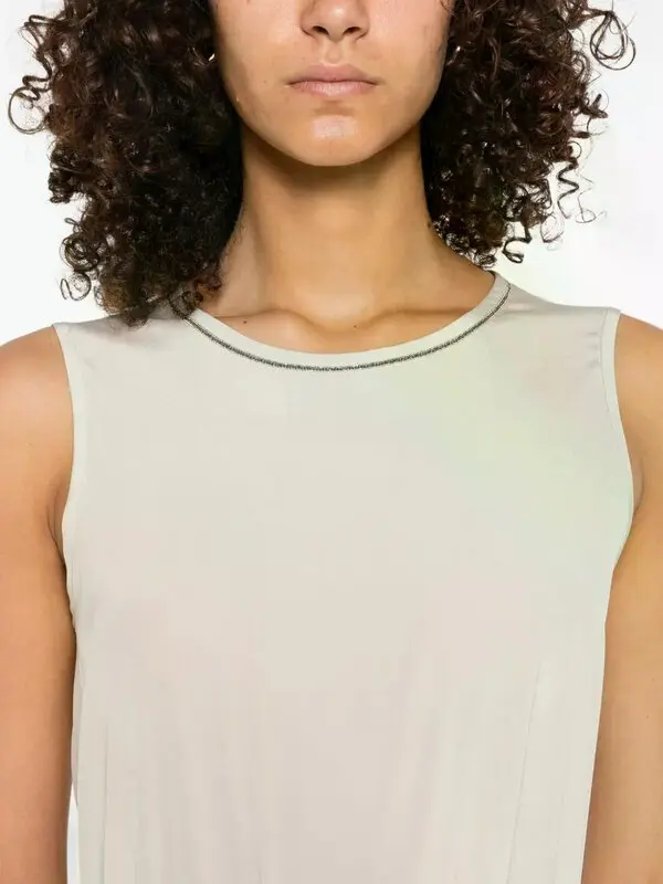 Peserico Embellished Sleeveless Top