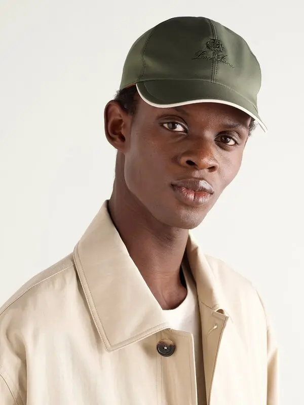 Loro Piana Logo-embroidered Storm System® Baseball Cap - Green
