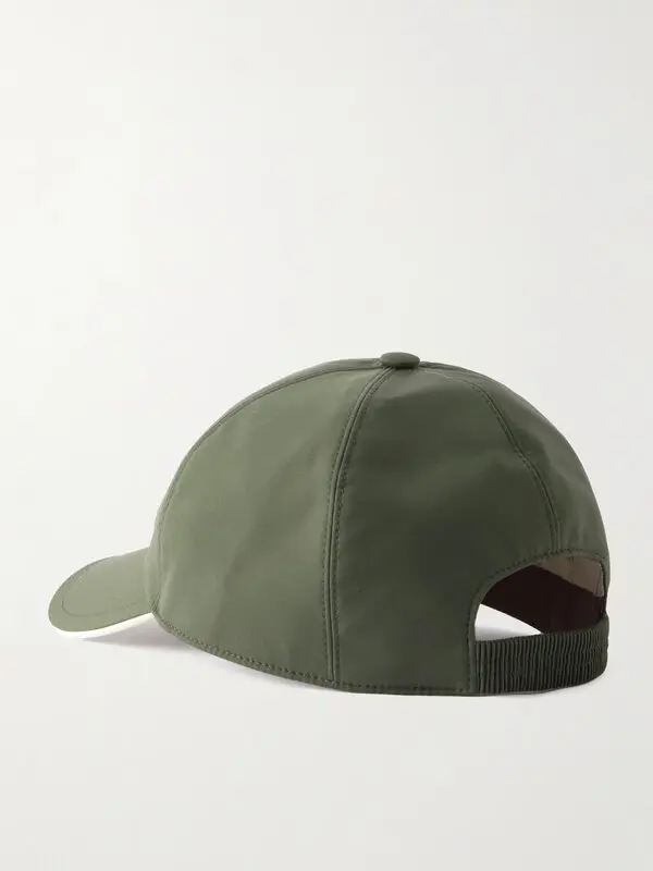 Loro Piana Logo-embroidered Storm System® Baseball Cap - Green