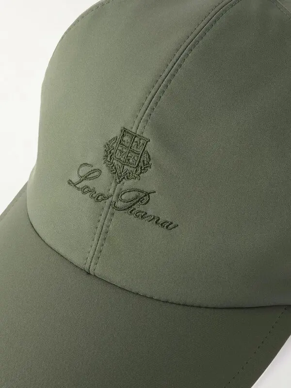Loro Piana Logo-embroidered Storm System® Baseball Cap - Green