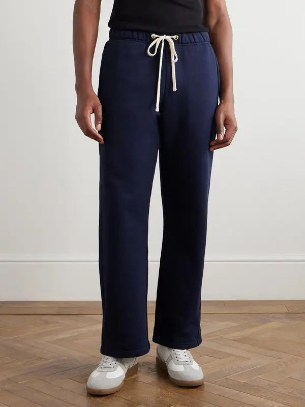 LES TIEN Heavyweight Structured-fleece Cotton-jersey Sweatpants