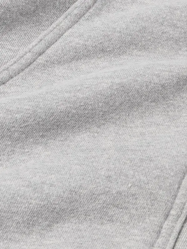 LES TIEN Zip-up Cotton-jersey Jacket