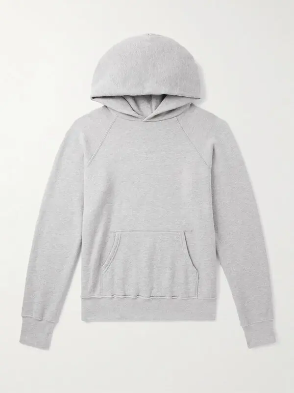 LES TIEN Cotton-jersey Raglan Hoodie