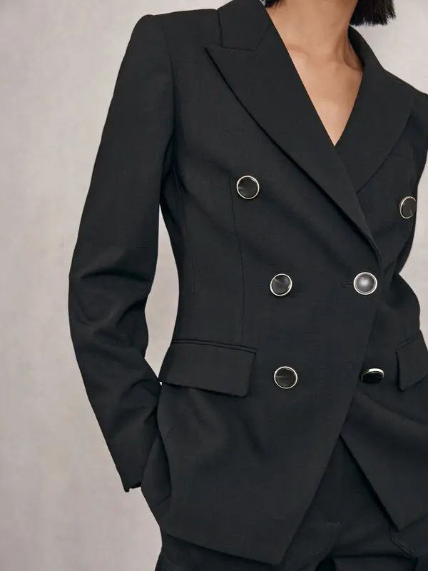 REISS Lia Petite Wool-blend Blazer