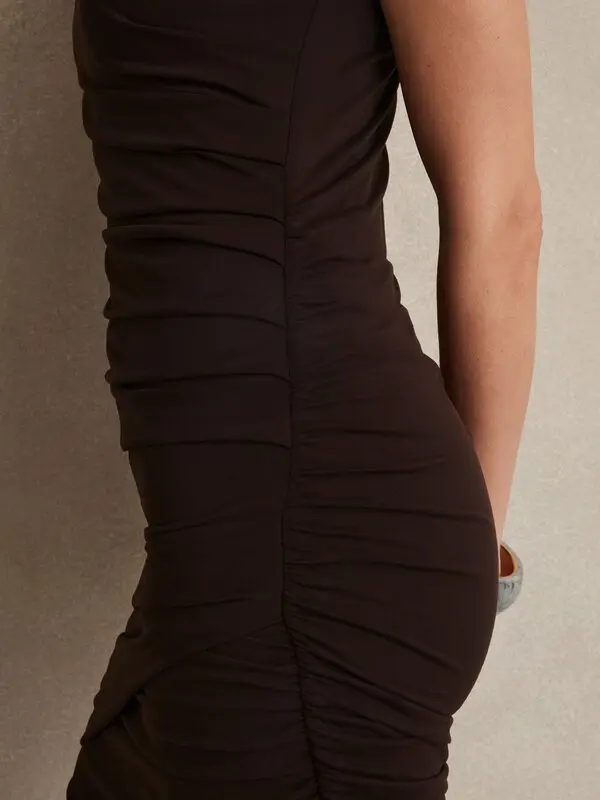 REISS Ceres Ruched Mini Dress