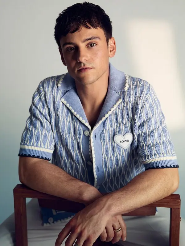 REISS Wave Tom Daley Wave-knit Shirt