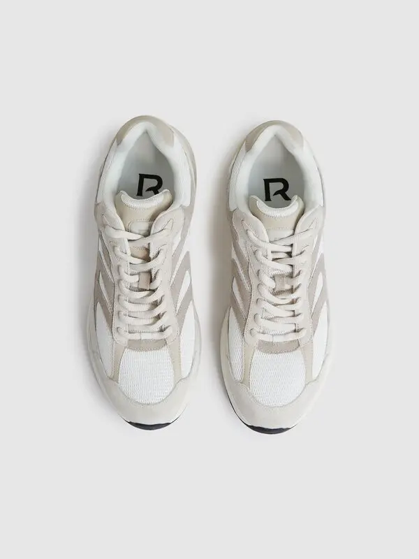 REISS Panelled Running Trainers