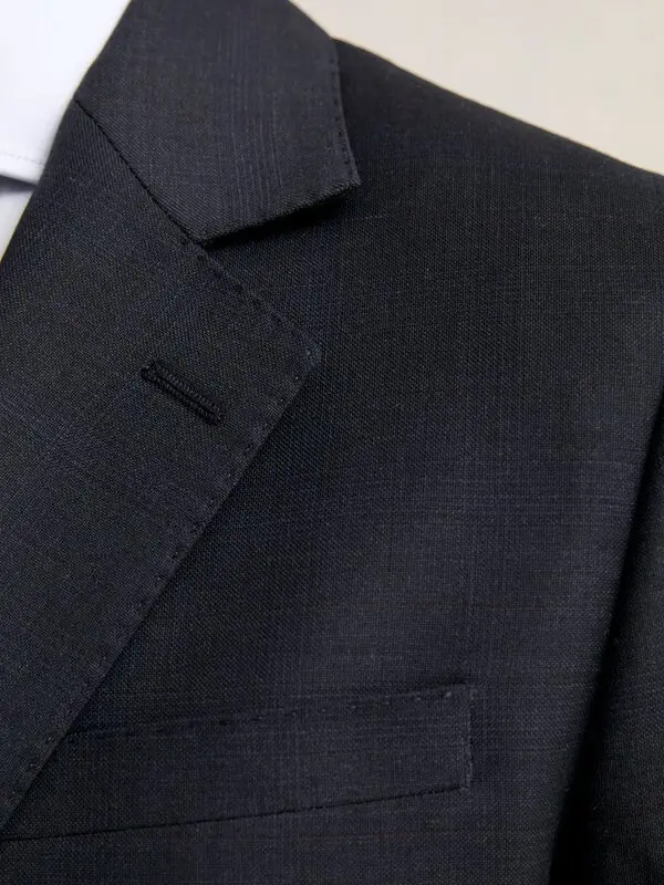 REISS Seminar Wool Single-breasted Check Suit Blazer Tailored-fit