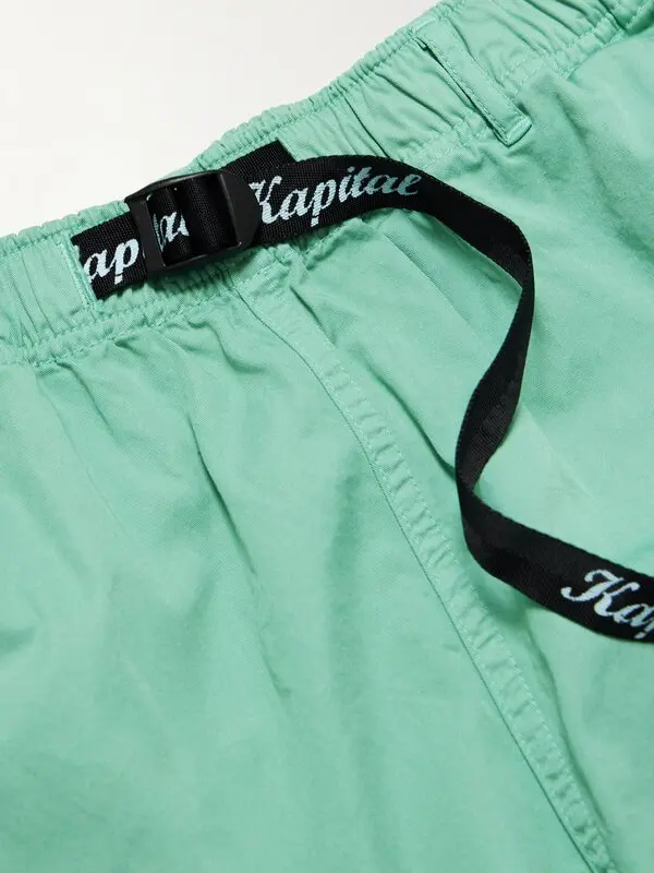 Kapital Cotton-twill Wide-leg Shorts
