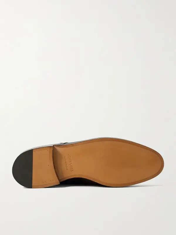 John Lobb William Leather Monk-strap Shoes - Brown