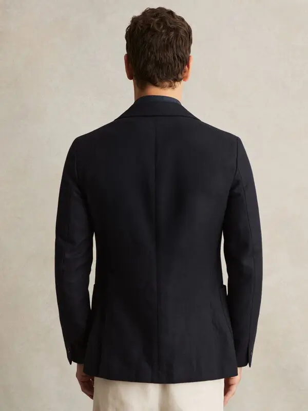 REISS Gallagher Wool-blend Single-breasted Blazer Tailored-fit
