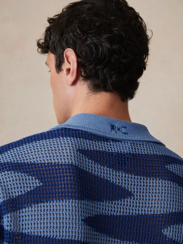 REISS Soliel | Ché Wave Crochet Shirt